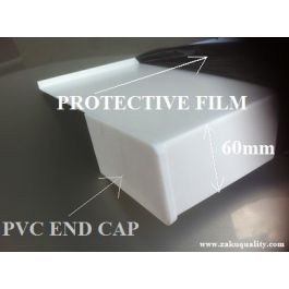 Magic Depot - White PVC End Caps for Aluminium Thermal Sill